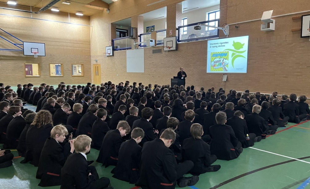 Carre's Grammar School - Years 8 - 11 Vaping Assemblies