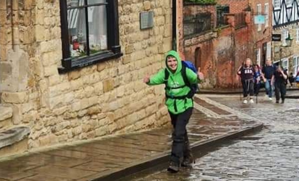 Carre's Grammar School - George Completes the Spires and Steeples Marathon